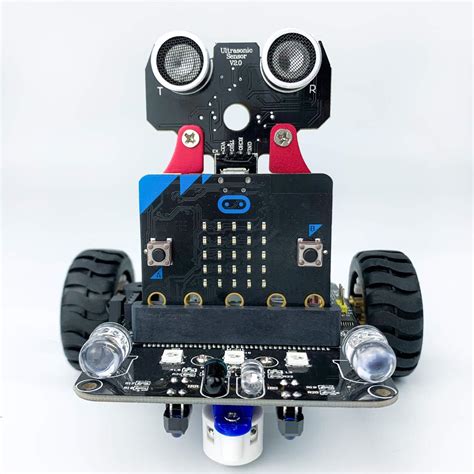 Buy Microbit V2 Diy Programmable Robot Car Kit Stem Educational