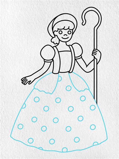 Little Bo Peep Toy Story Coloring Page 2025