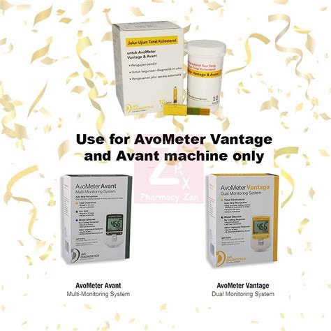 Zen Pharmacy Avometer Total Cholesterol Test Strips 10s