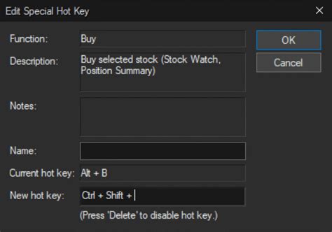 Hot Keys