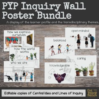 IB PYP Poster Bundle By OurYellowBench TPT
