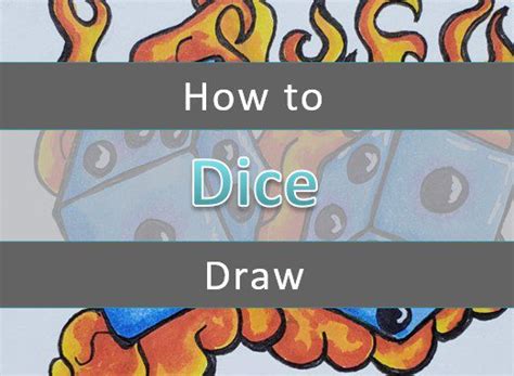 How To Draw D Dice Step By Step With Markers Art By Ro