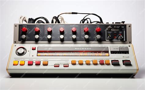 Premium Photo Multitrack Recorder White Background Isolated