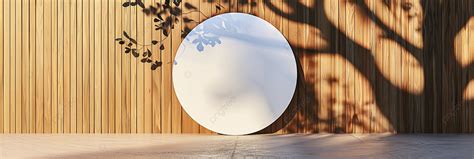 큰 흰색 원이 나무 벽에 걸려 있고 그 옆에는 큰 식물 화분이 걸려 있습니다 원 크기가 큰 하얀색 배경 일러스트 및 사진 무료 다운로드 Pngtree