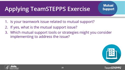 Mutual Support Two Day Training Agency For Healthcare Research And Quality