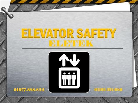 Elevator Safety Tips