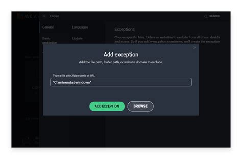 How To Whitelist Folder On Avg ⛑️ Minerstat Help
