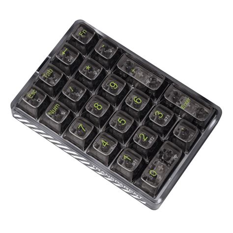 AULA F21 Transparent Bluetooth External Digital Mini Keyboard Hot Plug Mechanical Wireless The
