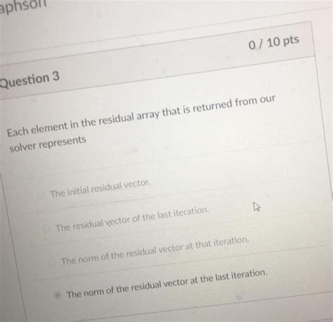 Solved Aph 0 10 Pts Question 3 Each Element In The