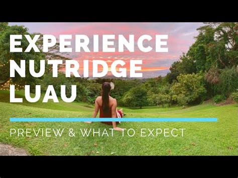 The Best Luau On Oahu Hawaii Experience Nutridge Youtube