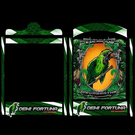 Decal Sangkar Cucak Ijo Sangkar Burung Desain Decal Burung