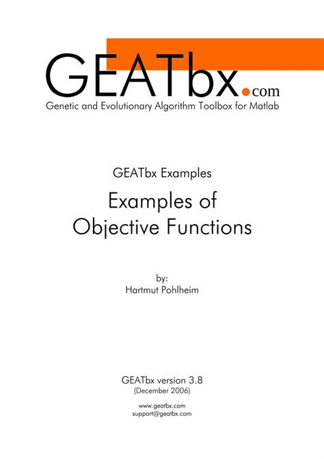 pdf geatbx objfuncexamples 3x 10 3 8 · pdf filegeatbx com genetic and