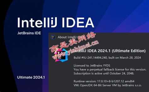 java编程开发集成环境jetbrains intellij idea ultimate 2024 1的下载、安装与注册激活教程