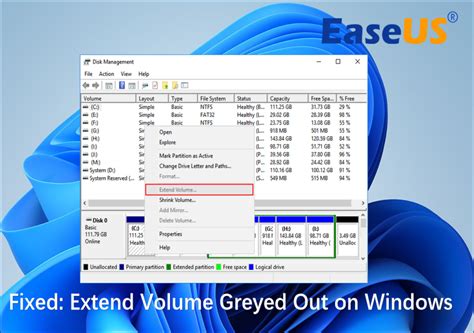 3 Efficient Ways To Fix Extend Volume Greyed Out Error Pcworld