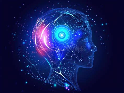 Artificial Intelligence Meets Blockchain Technology Enhancing Search Rankings Stock Image