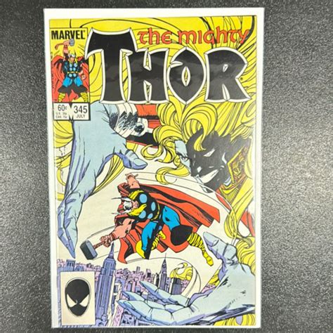 The Mighty Thor 345 July 1984 Marvel Comics By Marvel Comics Text By