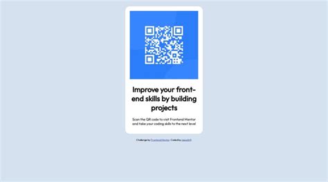 Frontend Mentor Qr Code Component Using Html And Css Coding Challenge Solution