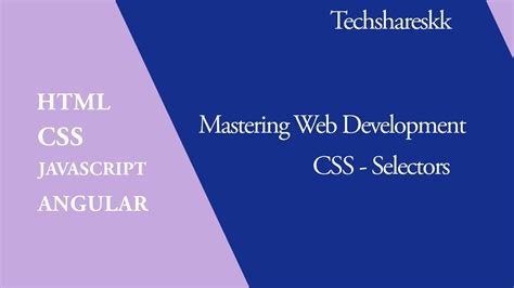 Css Selectors Mastering Of Web Development Part 29 Youtube