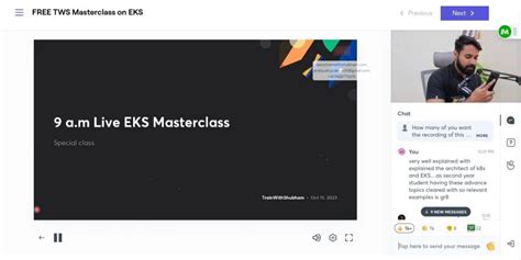 Shubham Londhe Showcases Aws Eks And Kubernetes Rohit Inamdar Posted On The Topic Linkedin
