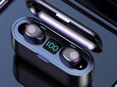 Save On The F Tws Wireless Headset With Mah Power Bank Case Geeky Gadgets