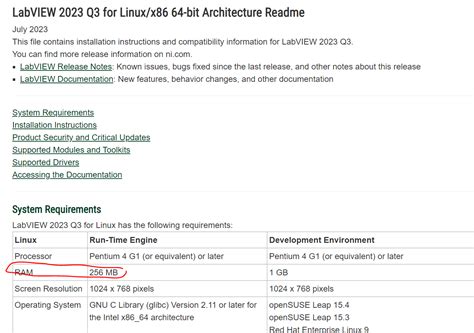 Solved Does Labview Rts For Linux Really Need 256 Gb Ram Ni Community