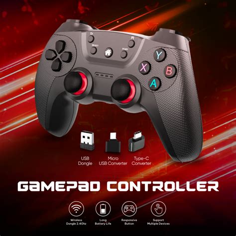 Jual Gamepad Joystick Wireless 2 4GHz X29 PC Laptop Android USB Dongle Shopee Indonesia