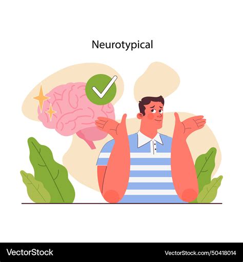 Neurodiversity Cognitive Development Spectrum Vector Image