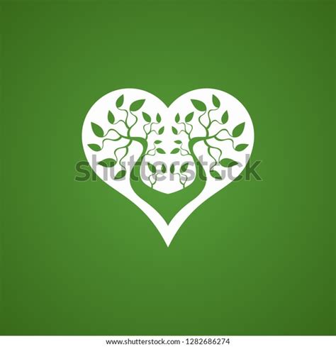 Abstract Heart Tree Concept Stock Vector Royalty Free 1282686274 Shutterstock