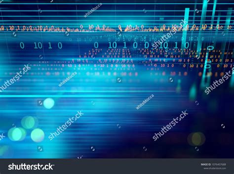 Blue Geometric Abstract Technology Science Background Stock Illustration 1076407688 Shutterstock