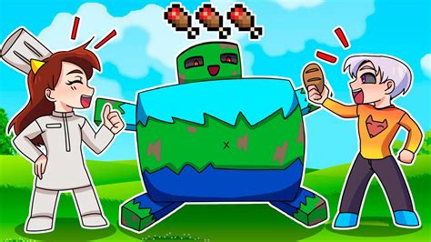 😨 Майнкрафт но ВСЕ МОБЫ ТОЛСТЕЮТ ОТ ЕДЫ Youtube