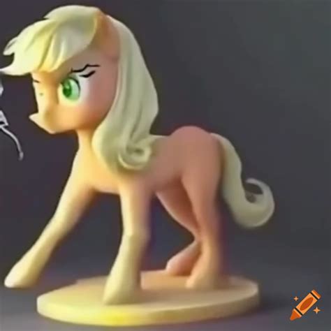 Intriguing Cctv Capture Of An Applejack Baddie Statue On Craiyon
