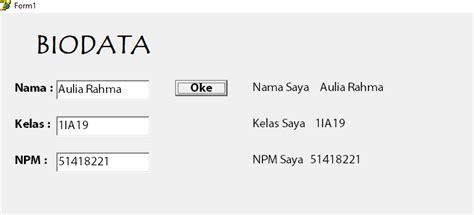 Aulia Rahma Contoh Program Delphi