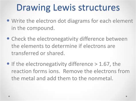PPT Drawing Lewis Structures PowerPoint Presentation Free Download ID