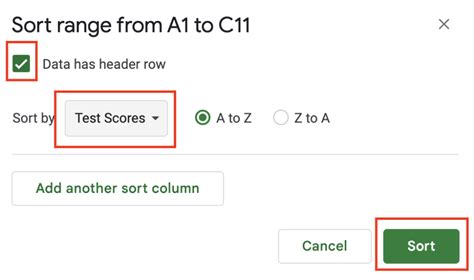 How To Sort Rows In Google Sheets With Examples