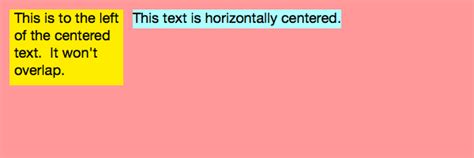 Alignment Css Put Something To The Left Of A Centered Element
