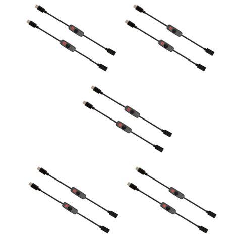 Power Switch Usb Type C With Indicator Light Male To Female Usb C