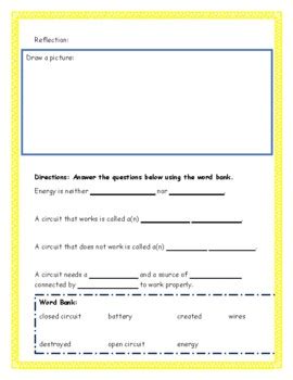 Circuits Lab By Stacey S Creations Teachers Pay Teachers