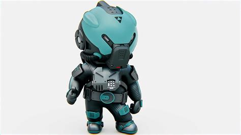 Toon Astronaut Robby Rigged For Unreal Engine Unity Mixamo Cgtrader