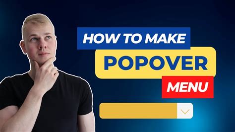How To Make Responsive Popover Menu With React And Poppper Js YouTube