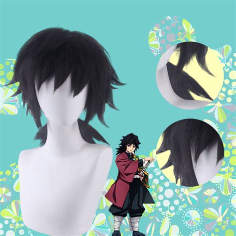 Demon Slayer Giyu Tomioka Cosplay Wig Hobby Maniaz