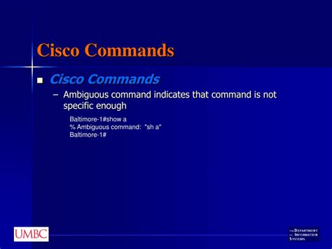 PPT Intro To Cisco Commands PowerPoint Presentation Free Download ID 5754694
