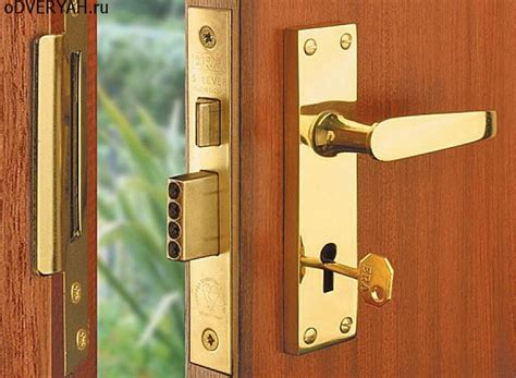 Внутренние дверные замки для входных дверей: обзор моделей разных ...