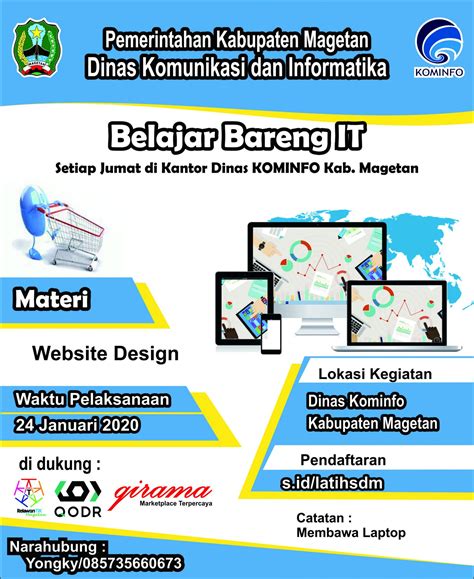 Belajar Bareng It Website Design Dinas Komunikasi Dan Informatika