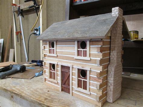 Billy Bob S Travels We Builded Another Log Cabin Birdhouse Yeee Haa