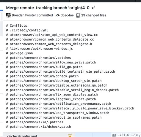 Commit Merge After Conflicts Includes Commented Lines In Commit Message · Issue 6134