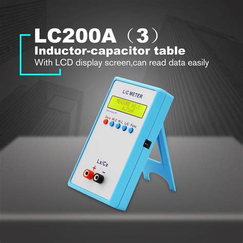 Digital LCD Capacitance LC Meter LC200A Inductive Grandado