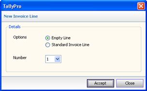 Invoice Lines