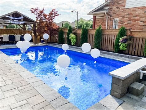 Pool Balloons Floral Balloon Garland Outdoor Event Balloons