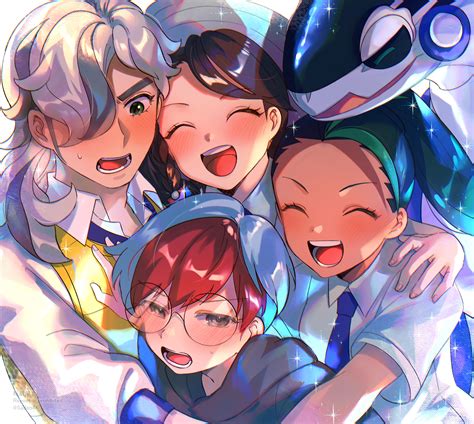 Juliana Nemona Arven Penny And Miraidon Pokemon And 1 More Drawn