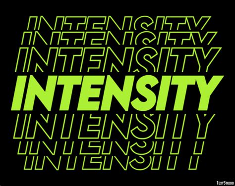 Intensity Text Effect And Logo Design Word